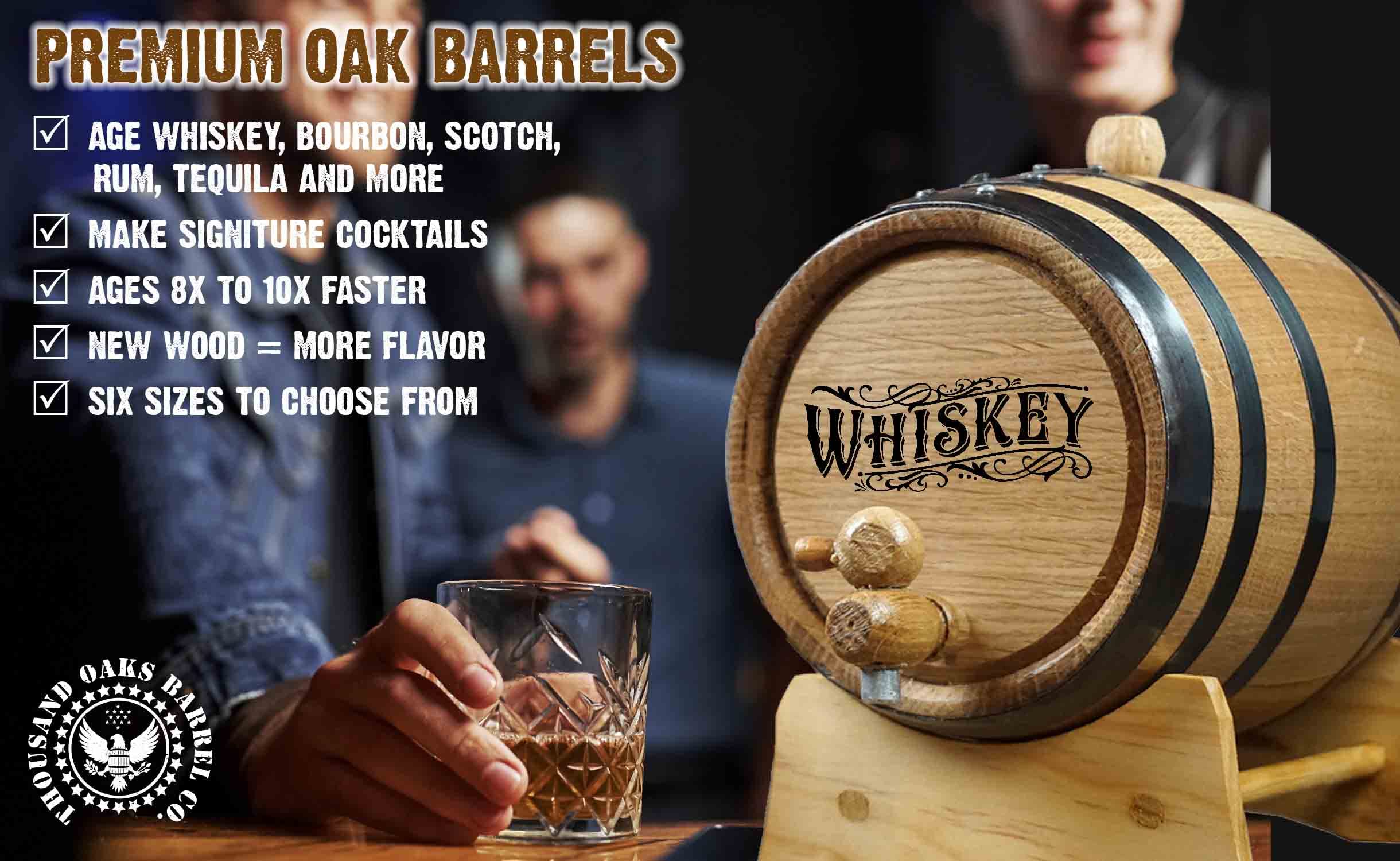 Mua 10 Liter American Oak Whiskey Aging Barrel (2.5 gallon) with Stand ...