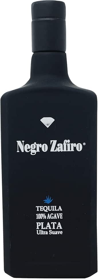 Tequila Negro Zafiro Plata 100% de Agave 750 ml.: Amazon.com.mx ...