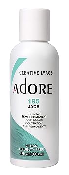 Amazon.com : Adore Semi-Permanent Haircolor #195 Jade 4 Ounce (118ml ...