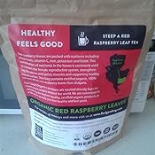 Amazon.com : Organic Red Raspberry Leaf - Herbal Tea (200+ Cups) - Cut ...
