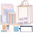 Amazon.com: 54 Pieces Aesthetic School Supplies Including Pastel ...