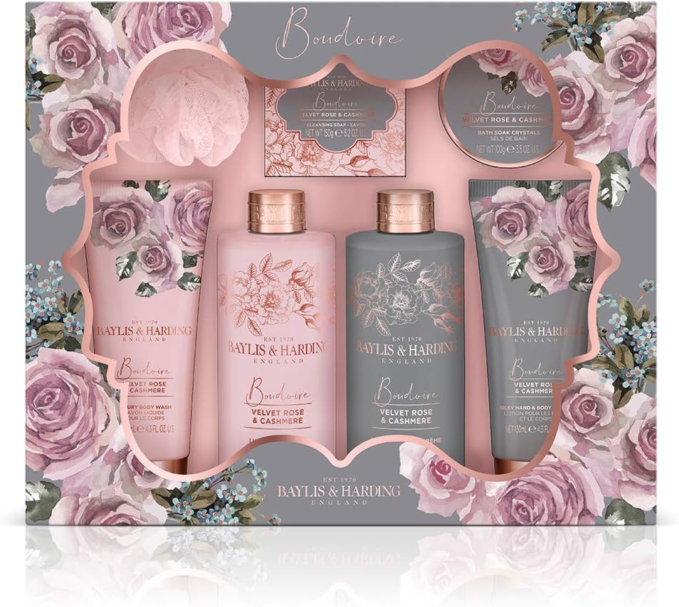 Baylis & Harding Boudoire Rose Ultimate Bathing Gift Set: Amazon.co.uk: Beauty