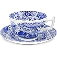 Amazon.com | Spode Blue Italian Teacup and Saucer | 20-Ounce Capacity ...