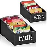 Amazon.com - Set of 2 Seasoning Packet Organizer, Wood Packet Organizer ...