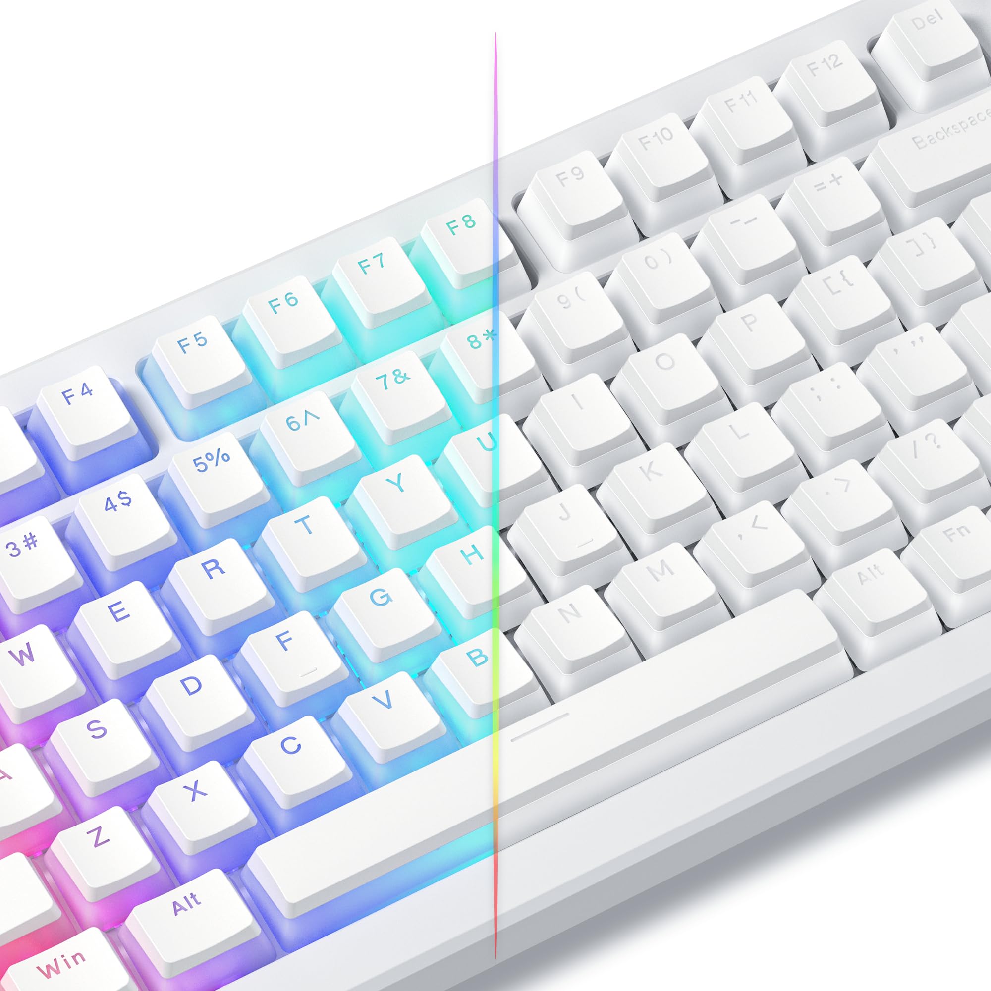 Mua Womier Pudding Keycaps, Black PBT Keycaps 100 percent keyboard 130 ...