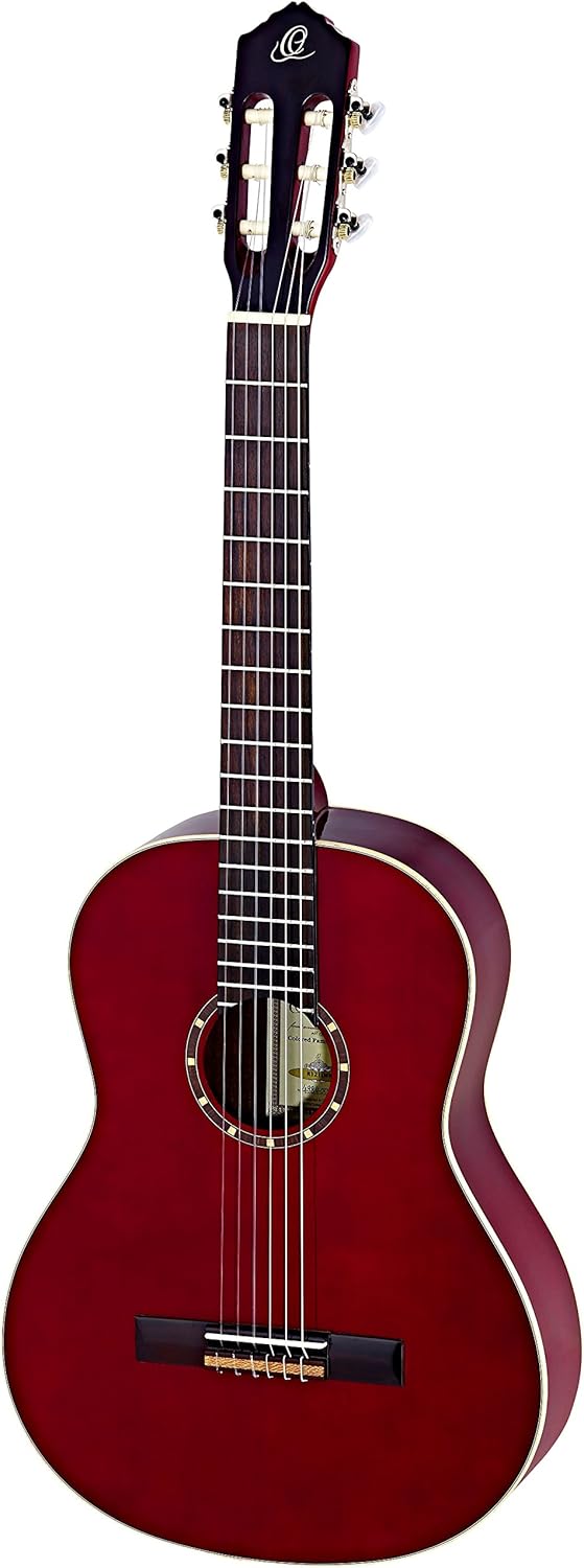 Ortega Guitars R121LWR Family Series Left Handed Nylon 6-String Guitar ...