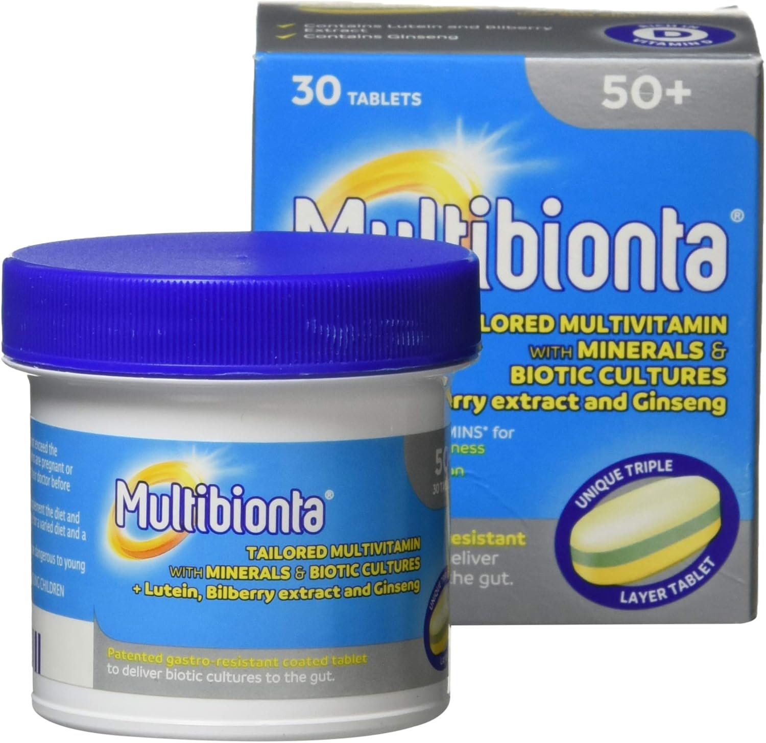 Seven Seas Multibionta 50+, Multivitamin with Minerals and Biotic ...