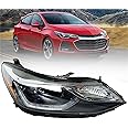 Amazon.com: Silscvtt Replacement for Chevy Cruze 2016-2019 Headlight ...