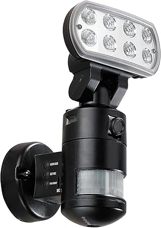 VisorTech LED Strahler mit Kamera: Überwachungskamera FLK-20, LED ...