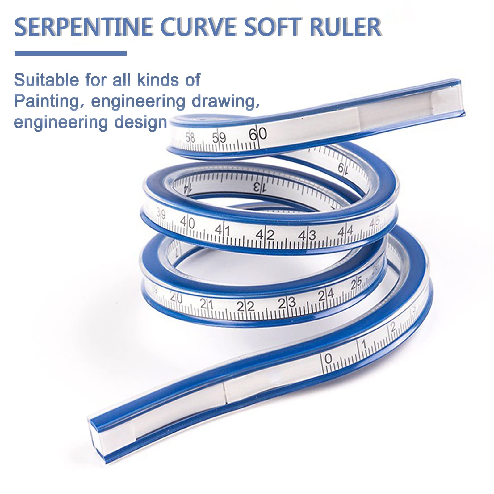 Mua HLZC 2-Piece Flexible Curve Ruler - 24 Inch, Ideal for Drawing ...