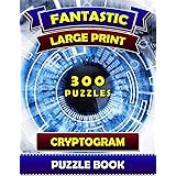 Cryptogram Puzzle Book for Adults Large Print: The Best Cryptoquip ...