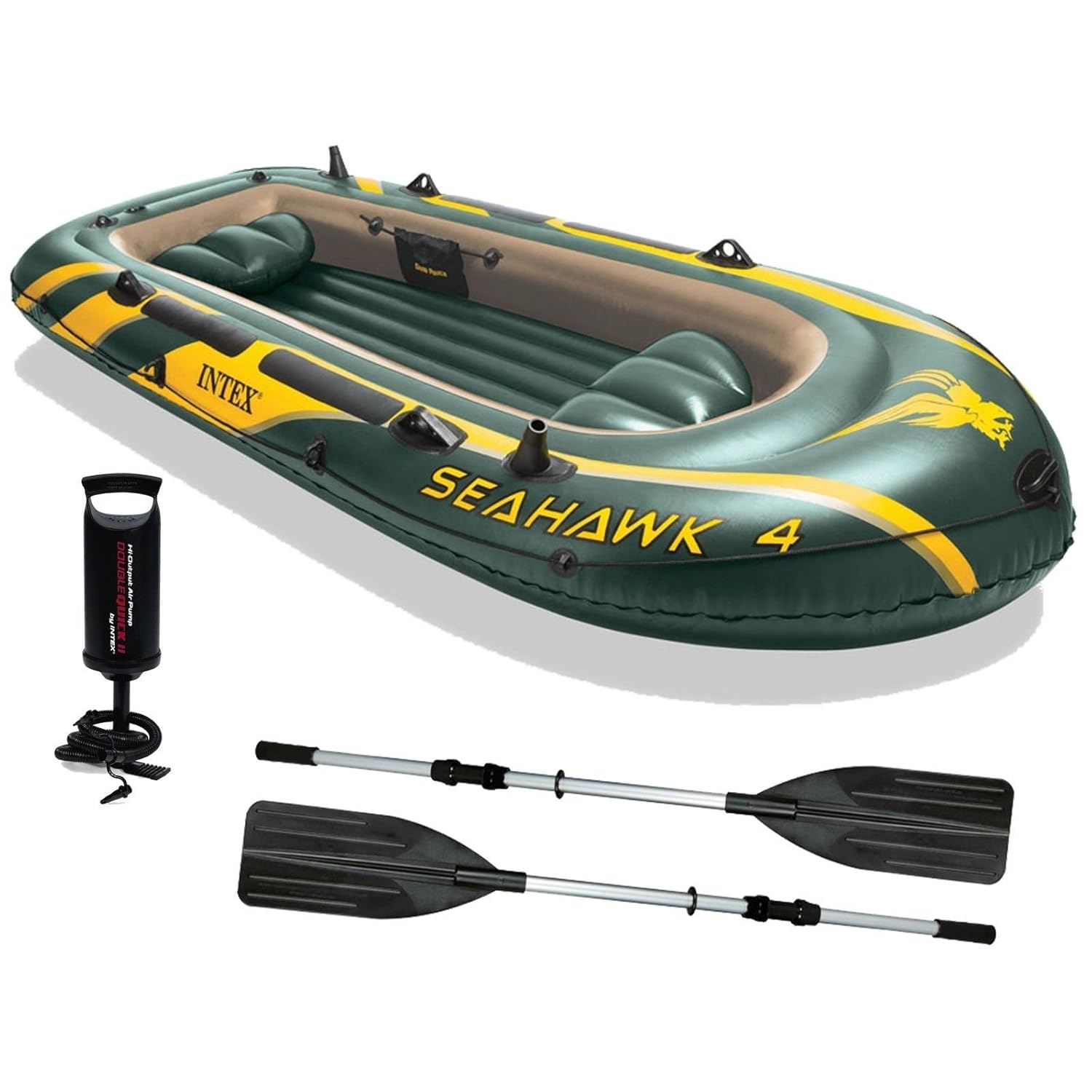 Buy Intex Seahawk 4 Inflatable Boat Set Online at Low Prices in India ...