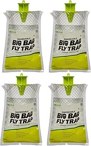 Amazon.com : RESCUE! Big Bag Fly Trap – Disposable, Outdoor Use - 4 Traps : Patio, Lawn & Garden