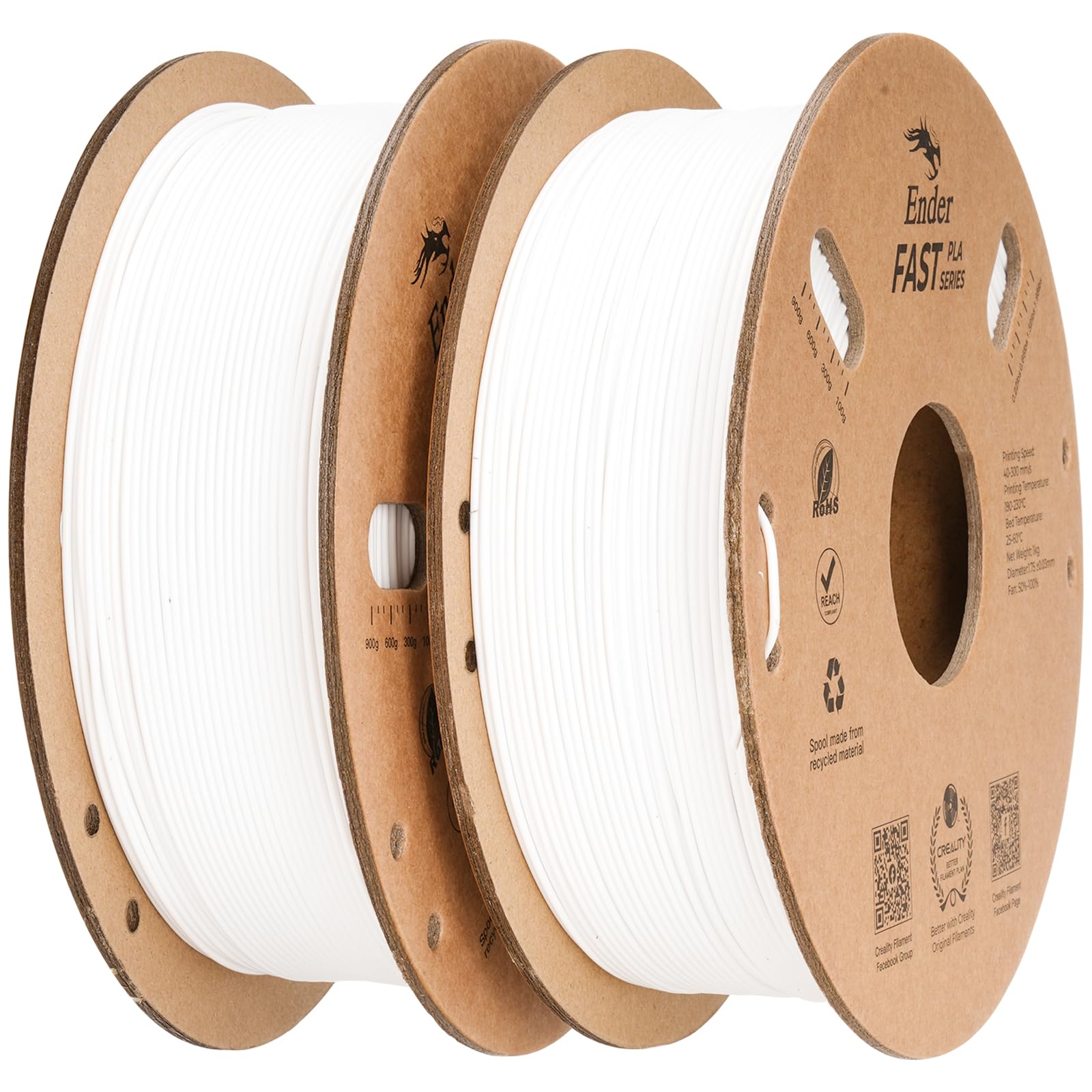 Creality Rapid PLA Filament for Ender3 V3 KE SE K1C 2Kg, 3D Printer ...