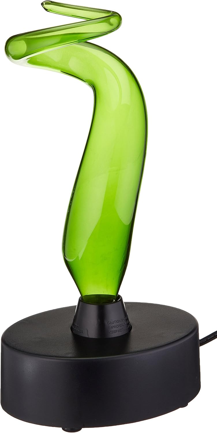 Lumisource MH-SE3SM-GG Sculptured Electra Mini Plasma Glass Lamp, Green ...