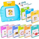 Amazon.com: Aullsaty Toddler Toys Talking Flash Cards for 1 2 3 4 5 6 ...