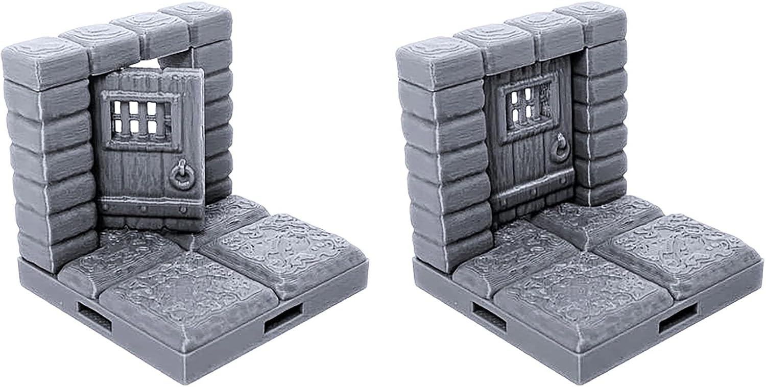 Locking Dungeon Tiles – Prison Pit, Paintable 3D Printed Tabletop Role ...