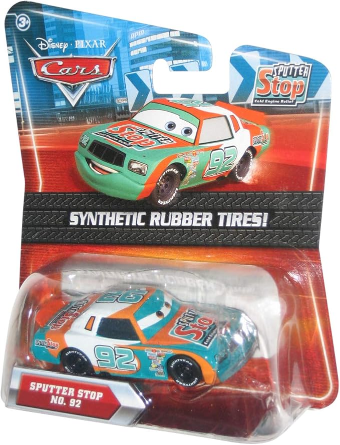 Amazon.com: Disney Pixar Cars Exclusive Sputter Stop No.92 Diecast Car ...