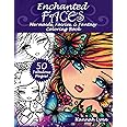 Enchanted Faces: Mermaids, Fairies & Fantasy Coloring Book: Lynn ...