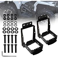 Amazon.com: Pairs ATV Foot Rests for 4 Wheeler Rear Passenger Foot Pegs ...