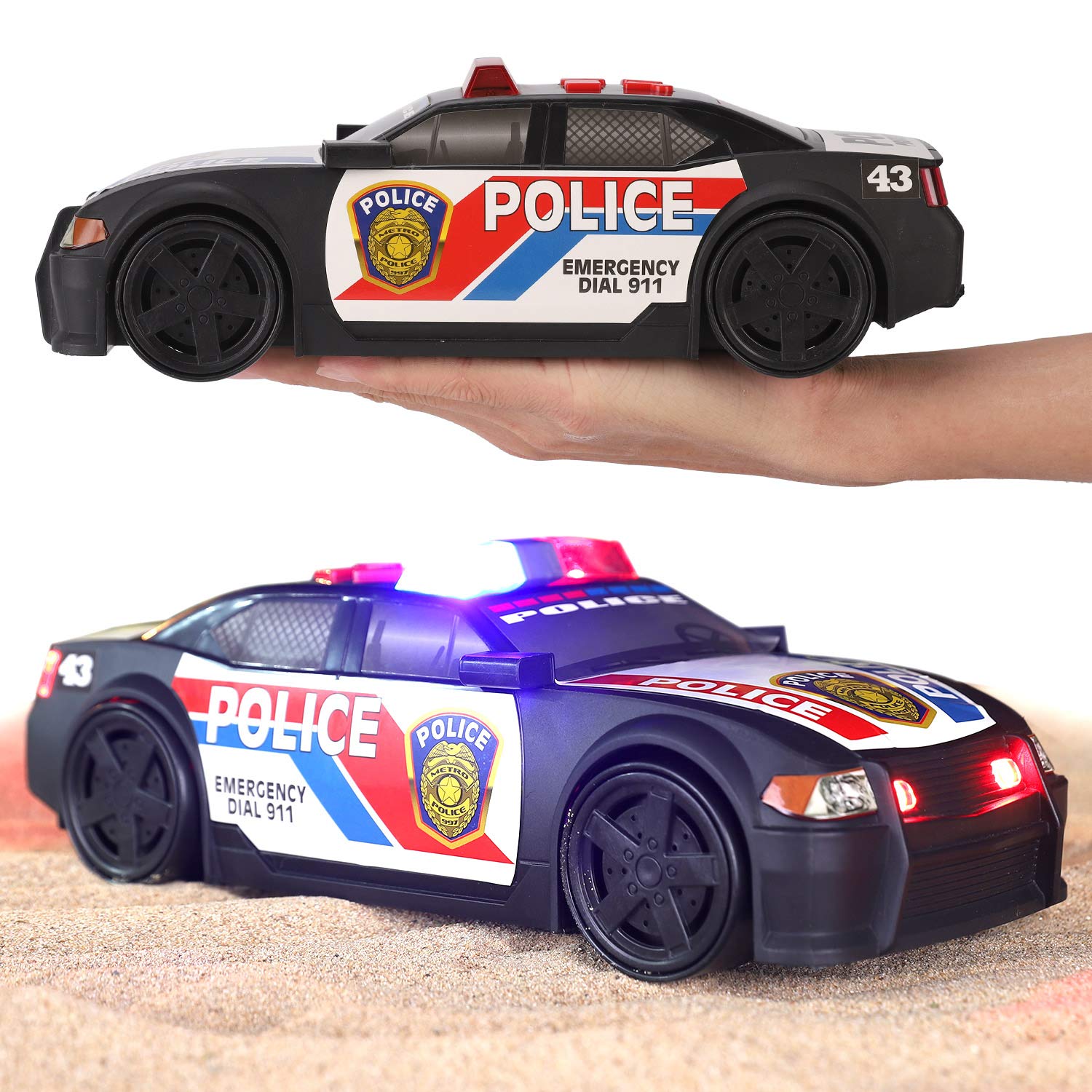 Mua Liberty Imports Motorized Police Cruiser Kids Toy Cop Car Electric ...