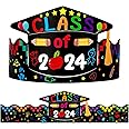 Amazon.com: WaaHome Kids Class of 2024 Preschool Graduation Paper Cap ...