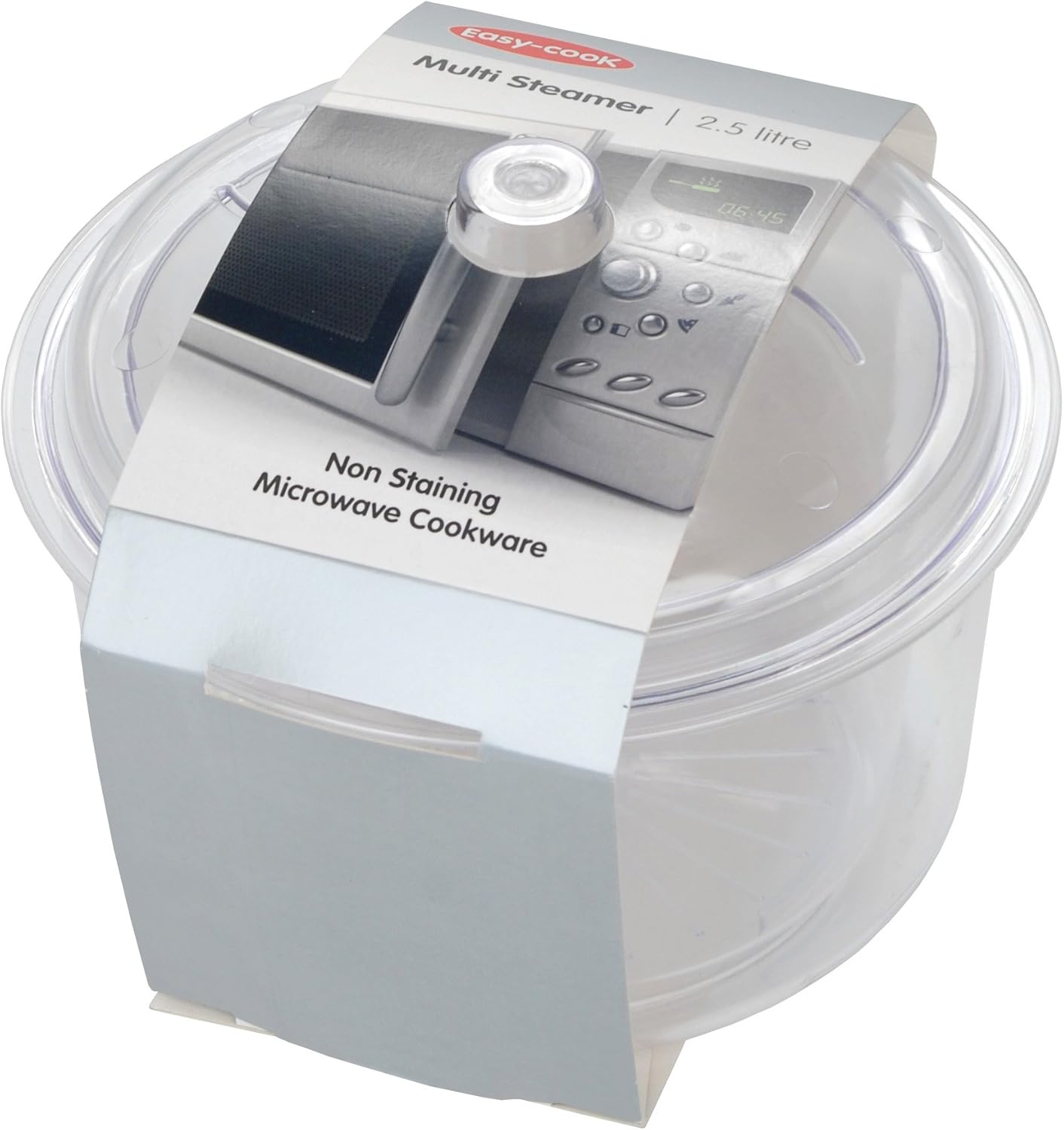 Easycook NS600 Multi Steamer, Clear 21.5 x 21.5 x 17cm approx – BigaMart