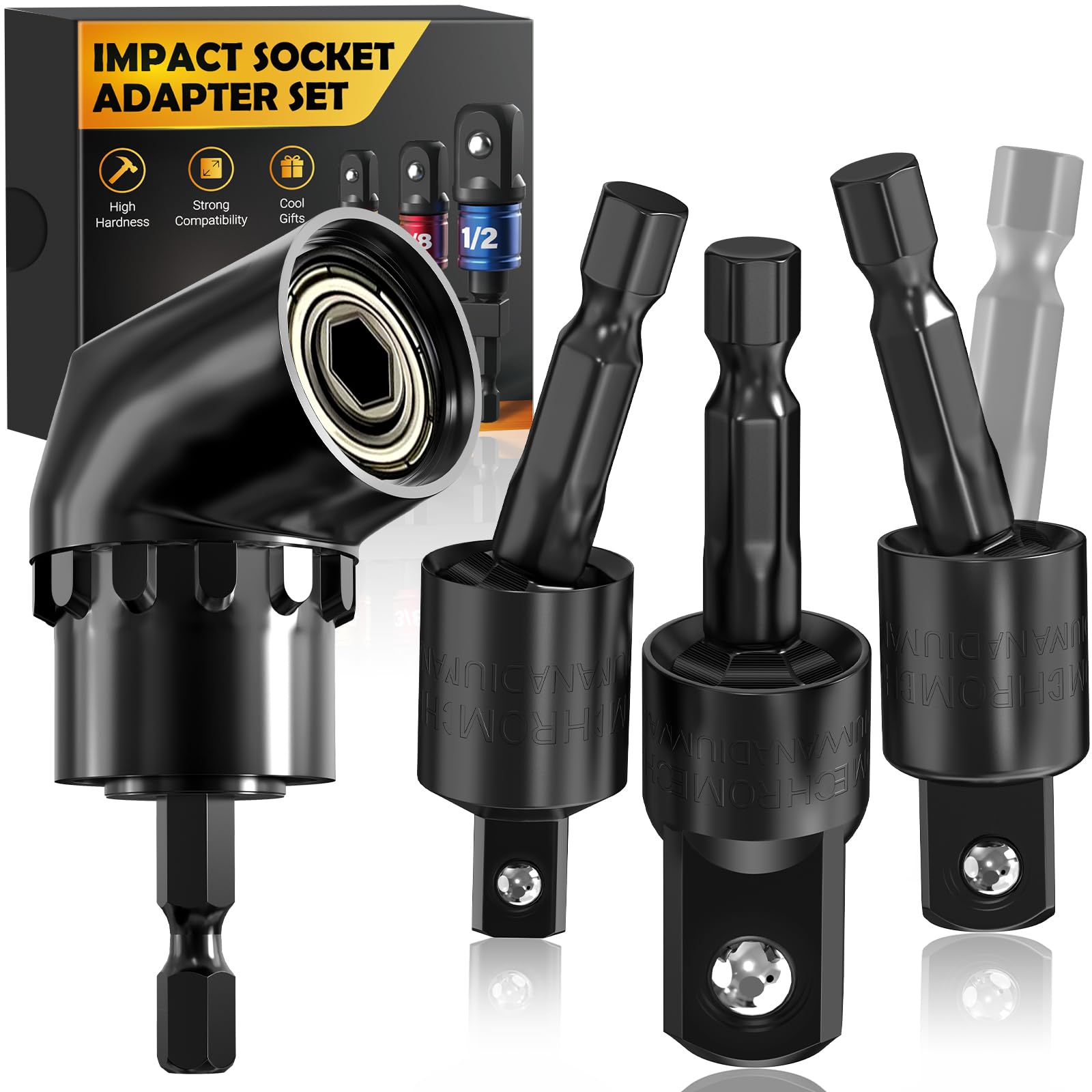 Impact Socket Adapter Set Tools Stocking Stuffers Gifts for Men Women Adults Husband Dad Father ...