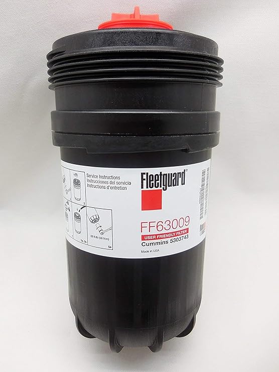 Fleetguard FF63009 (Cummins 5303743) Fuel Filter w/NanoNet Hi ...