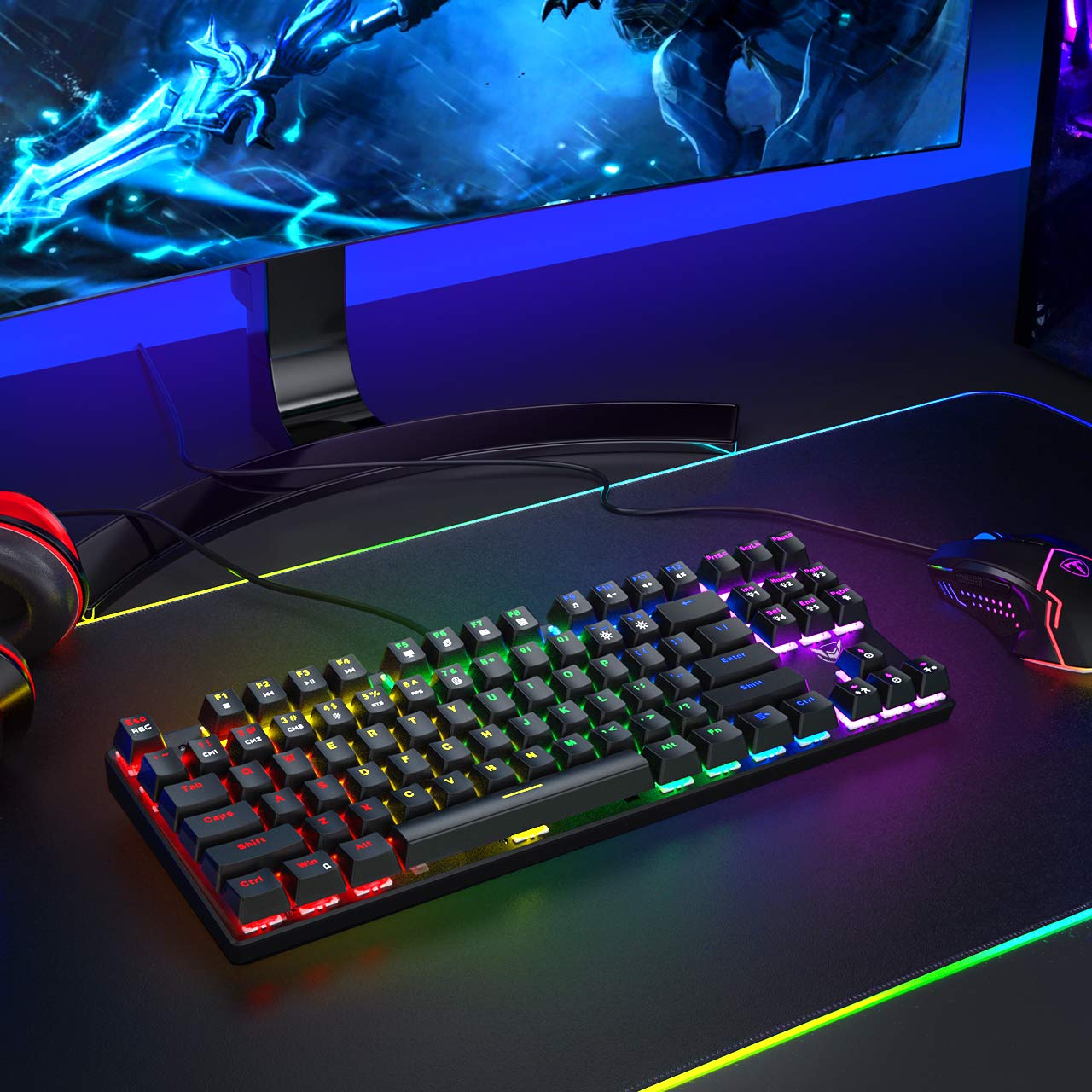 PICTEK TKL Mechanical Gaming...B07VNQQZFK | Encarguelo.com