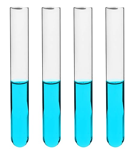 EISCO 48PK Test Tubes, 5ml - Borosilicate 3.3 Glass - 1mm Thick Walls ...