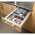 RICHELIEU 2-Layer Kitchen Drawer Organizer - Cutlery Tray Double ...