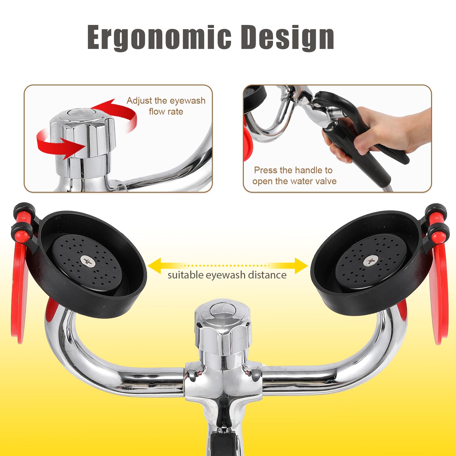 Mua CGOLDENWALL Eyewash Station Drench Hose Eye Wash Station Handheld ...