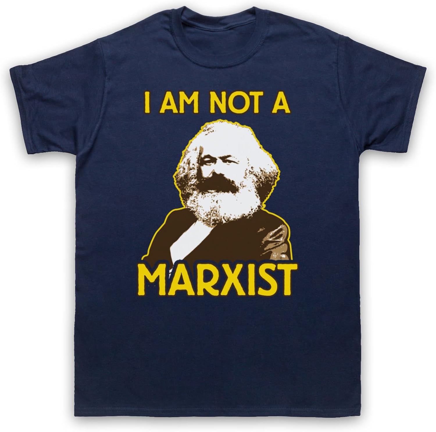 My Icon Art & Clothing Karl Marx I Am Not A Marxist Camiseta para ...