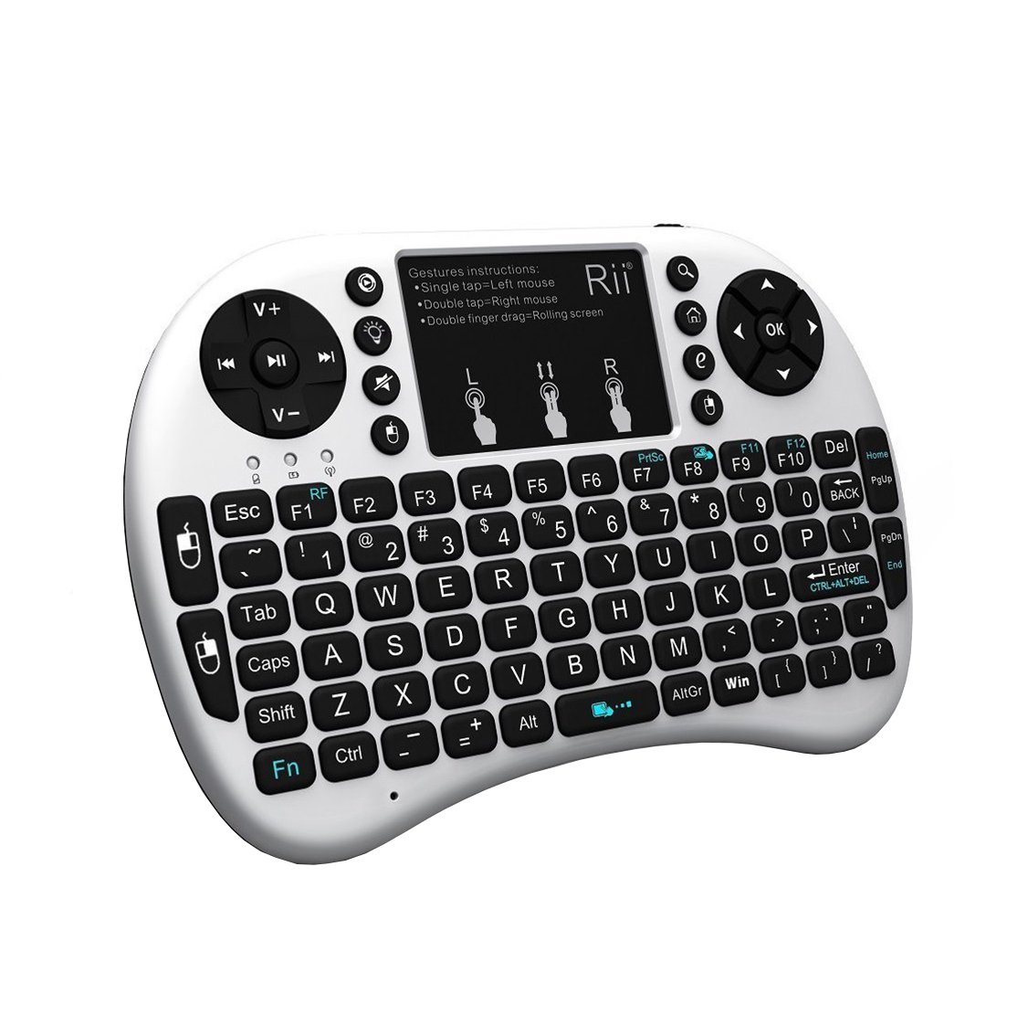 Mua (Upgraded) Rii 2.4GHz Mini Wireless Keyboard with Touchpad＆QWERTY ...