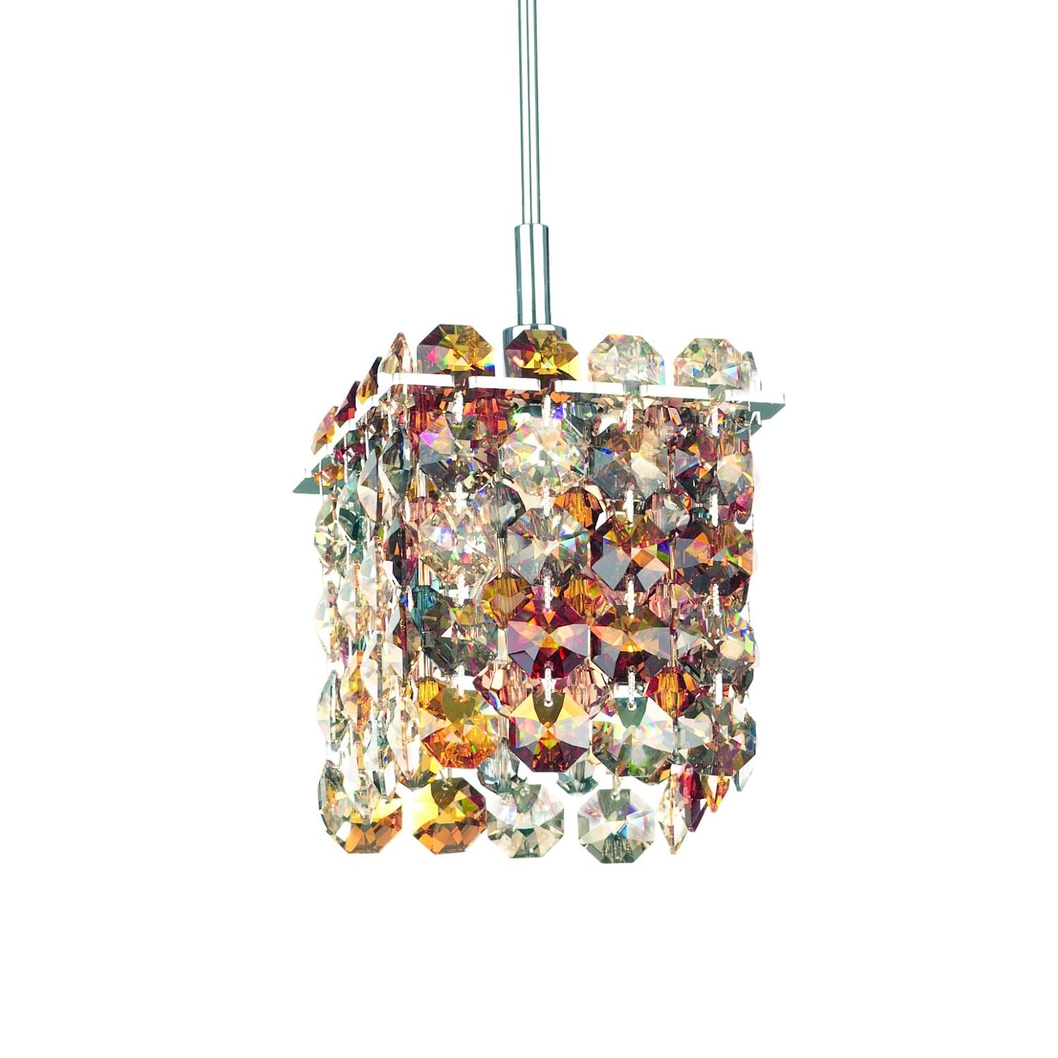 Stainless Steel Schonbek MT0303OCE Swarovski Lighting Matrix Pendant Light