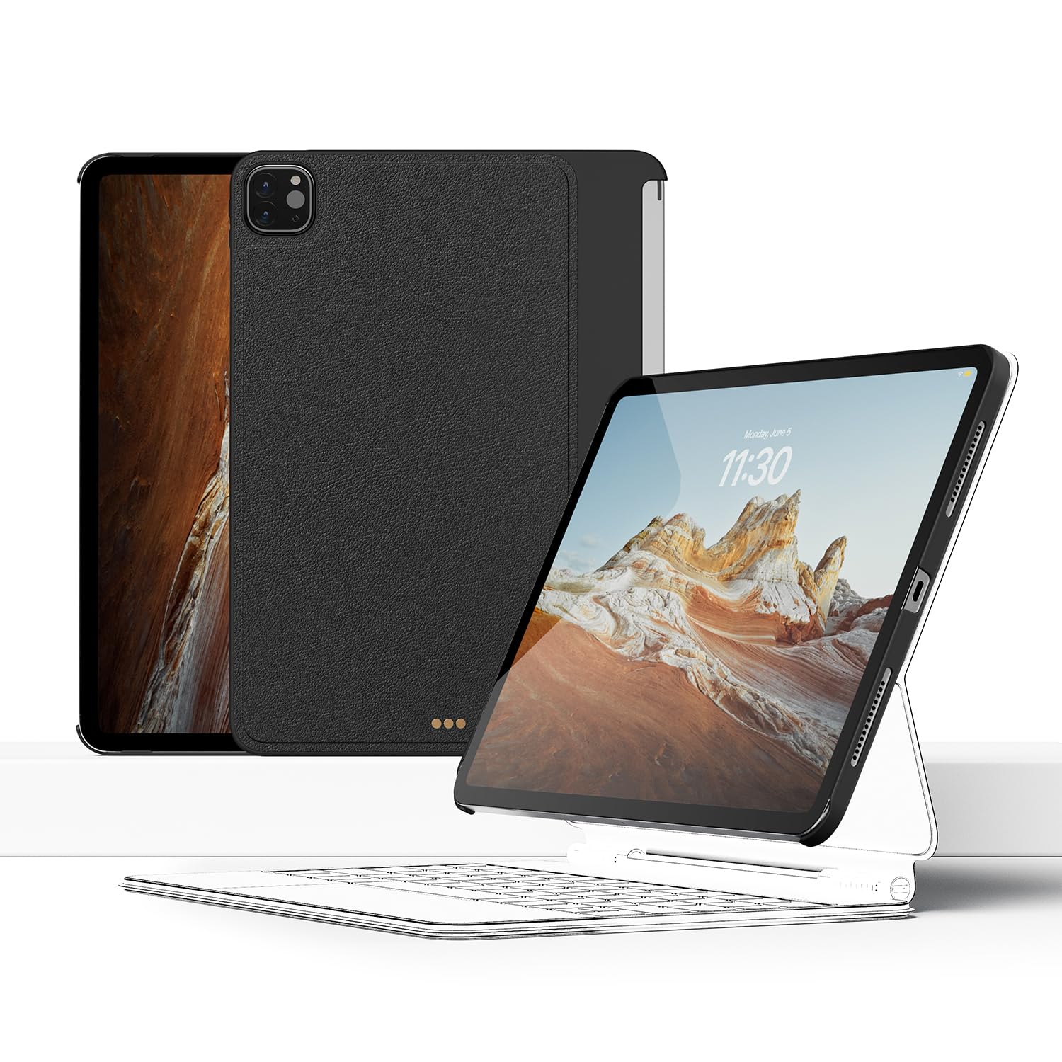 Mua Magic Keyboard Compatible Case,Works with 2018-2022 11" iPad Pro ...