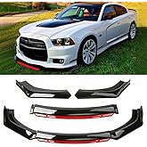 Amazon.com: DREAMIZER Universal Front Lip for Car,Adjustable Front Bumper Lip Chin Spoiler ...