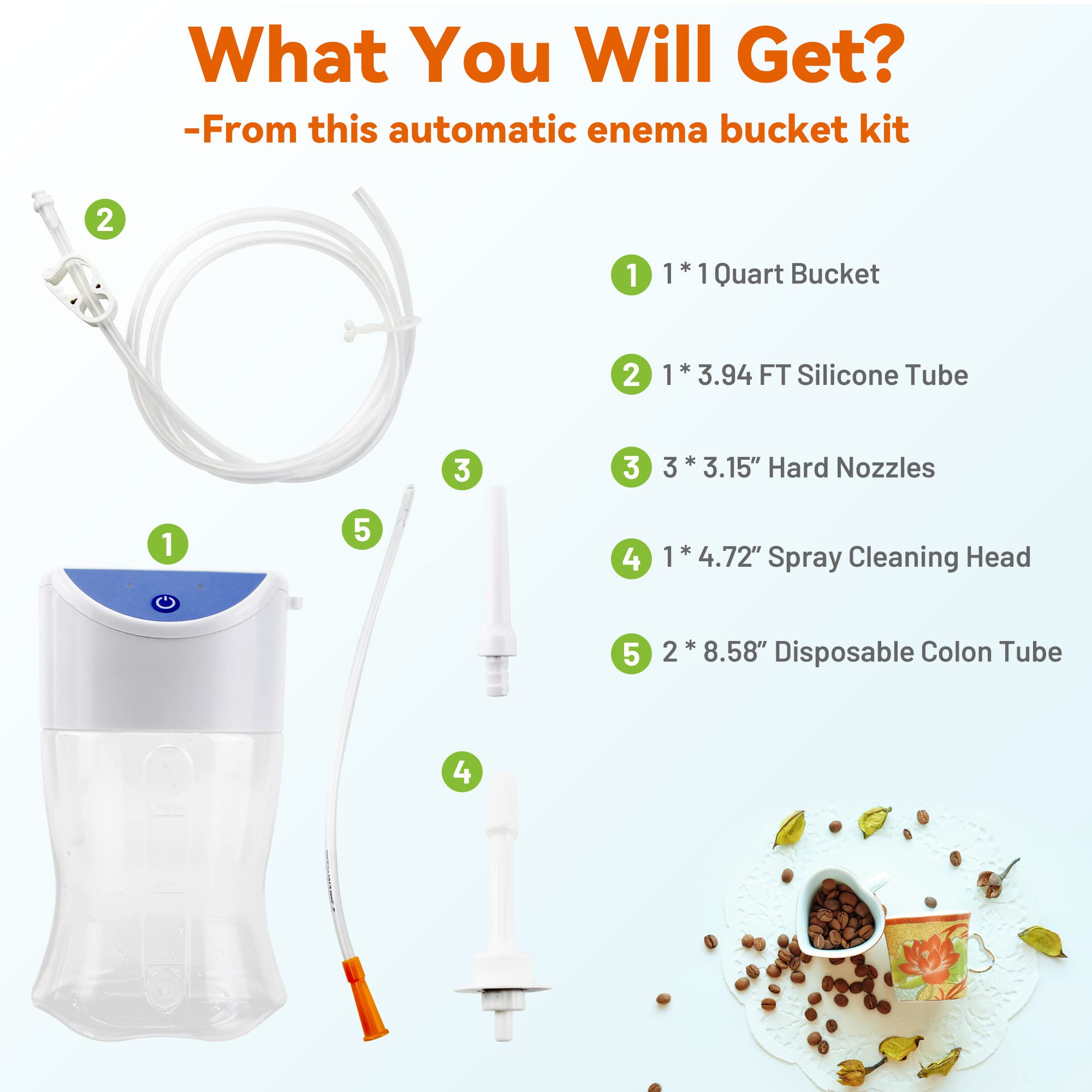 Mua TopQuaFocus Electric Enema Machine Electronic Coffee Enema Bucket for Women Colon Cleansing ...