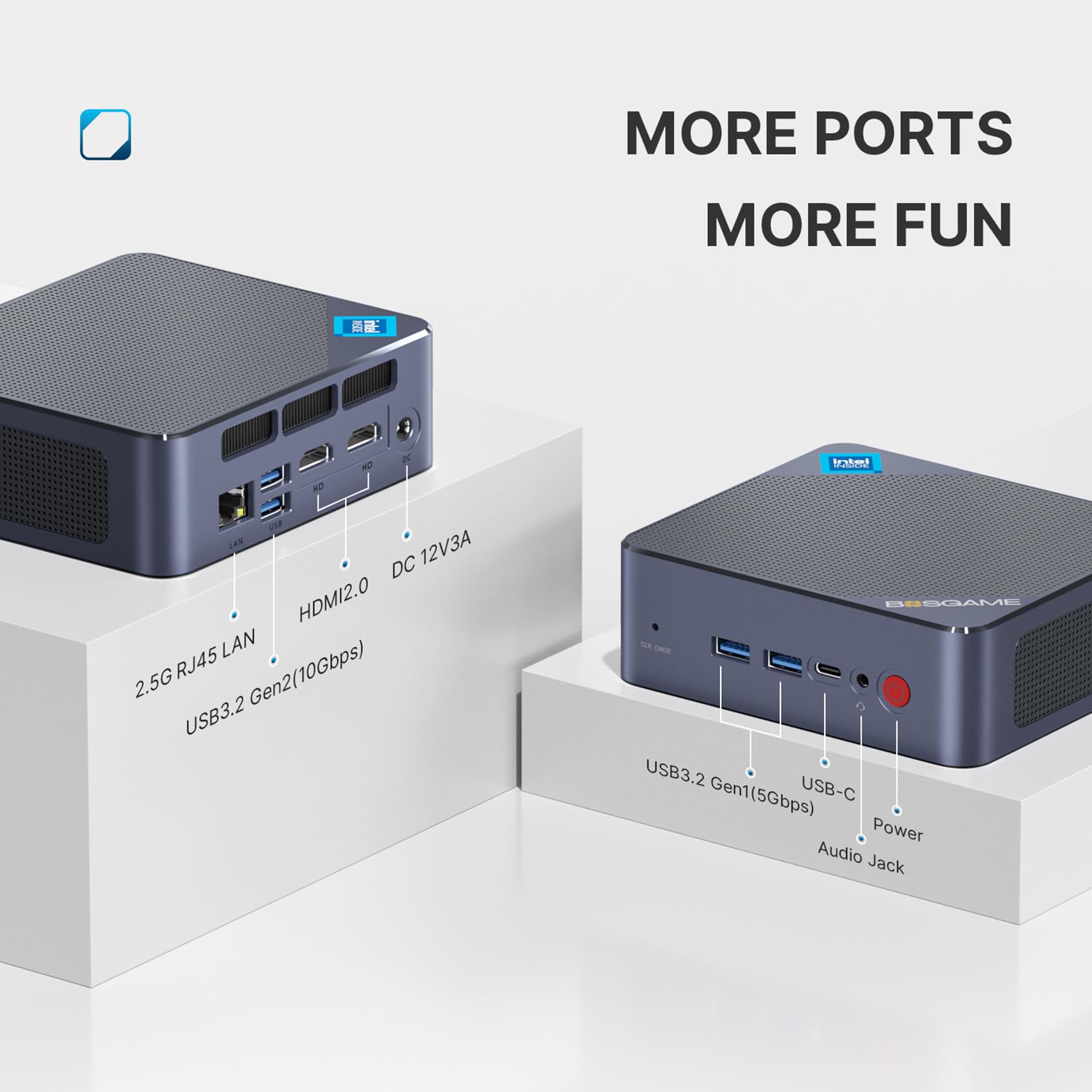 Mua BOSGAME N95 Mini PC Windows 11 Pro,Intel 12th Alder Lake N95 16GB ...