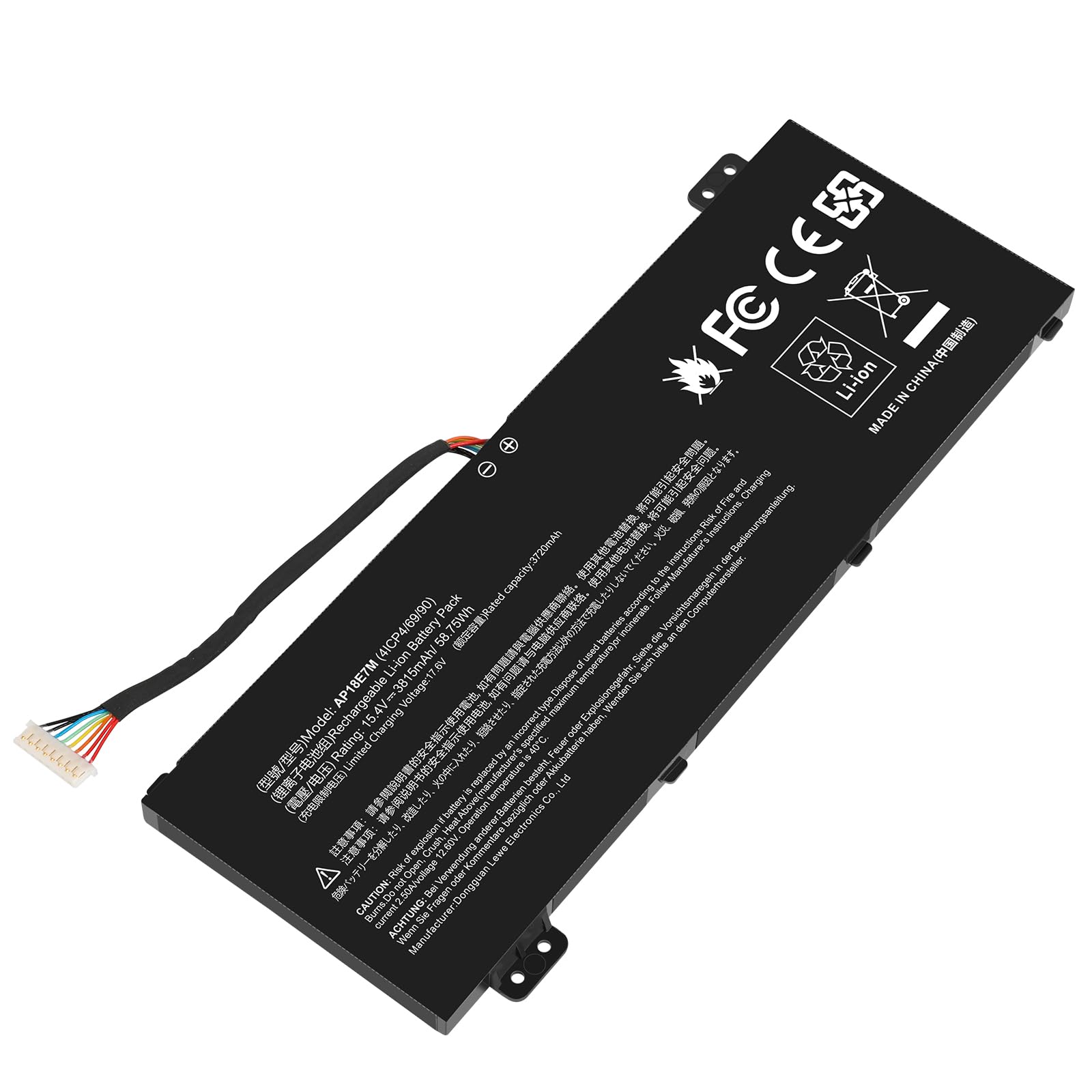 AP18E7M AP18E8M Battery for Acer Nitro 5 AN515-54 AN517-51 AN515-55 ...