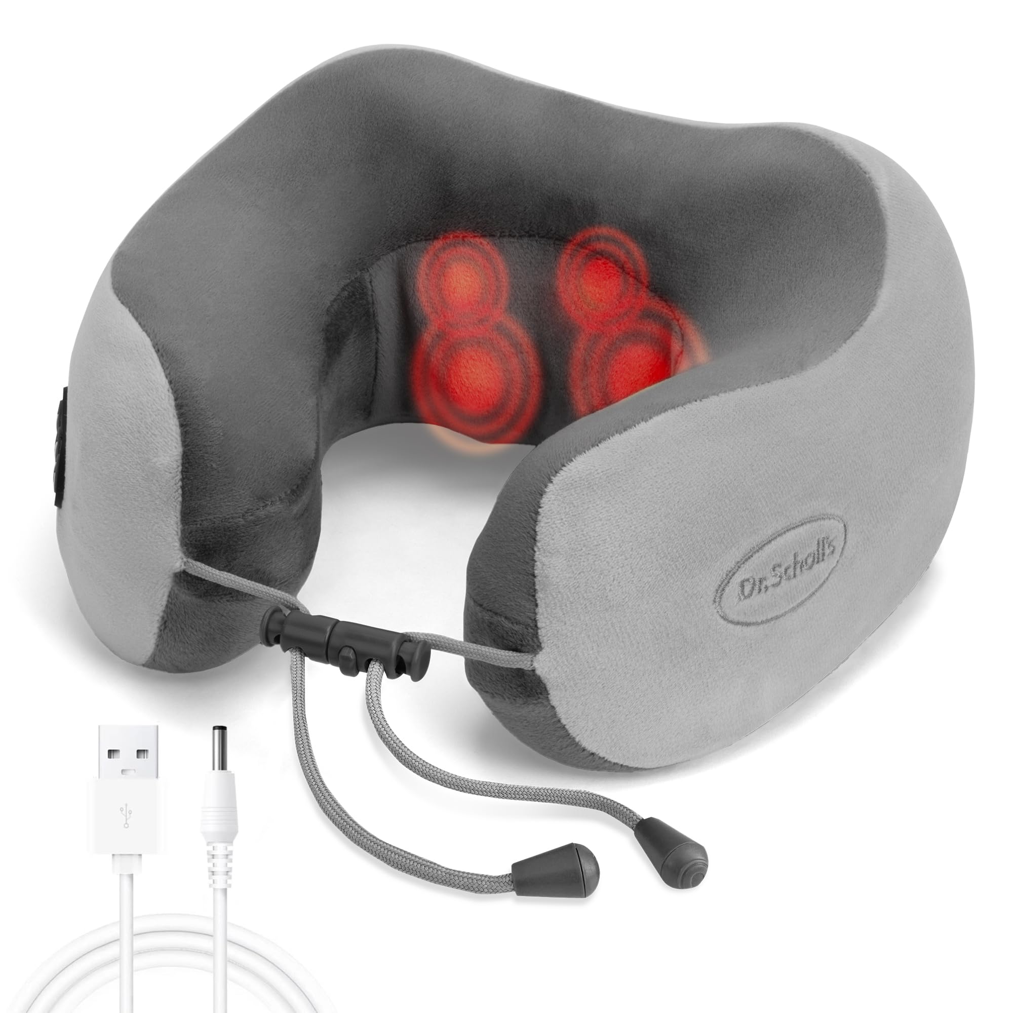 Dr. Scholl's U-Shaped Lightweight Portable Neck Massager, Cordless ...