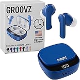 Amazon.com: Groovz True Wireless Earbuds with Charging Case - Designed ...