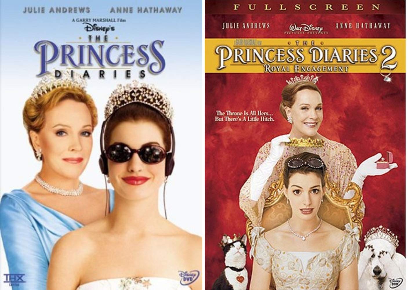 Amazon.com: The Princess Diaries 1 One & The Princess Diaries 2 Two ...