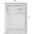 Amazon.com : ANGELYCIA Textbook ID Book Plates | 5"x7" Peel-Off Self ...