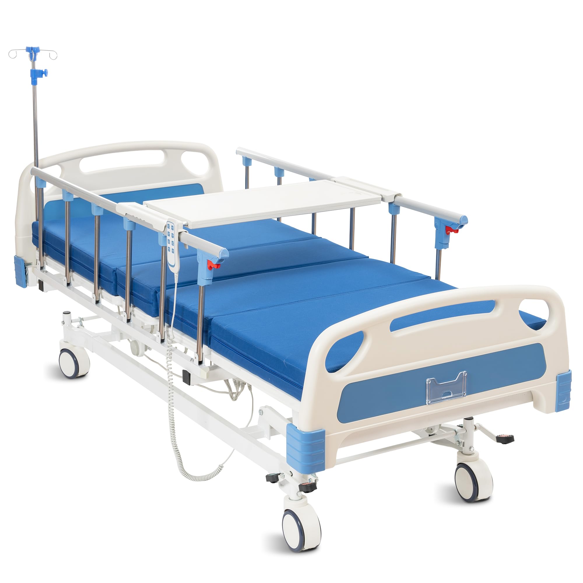 ELENKER Full Electric Hospital Bed for Home Use, ICU Medical Bed ...