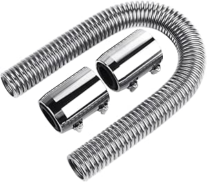 Amazon.com: 24" Stainless Steel Radiator Hose Flexible Coolant Water ...
