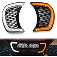 Amazon.com: LED Headlight Vent Turn Signal for Road Glide, LED Fairing Vent Accent Lamp ...