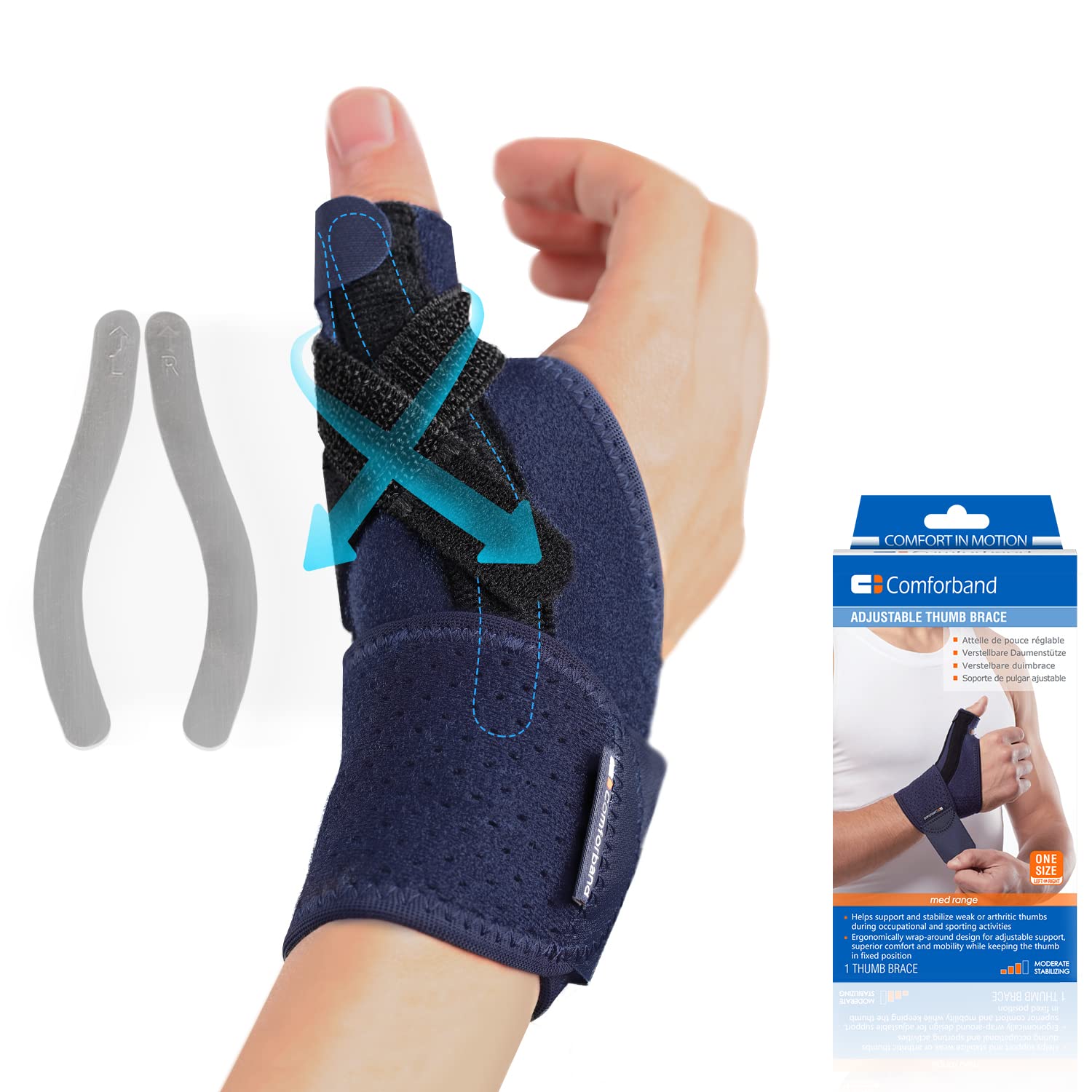 Mua Adjustable Thumb Brace with Strap – CMC MCP Joint Thumb Spica ...
