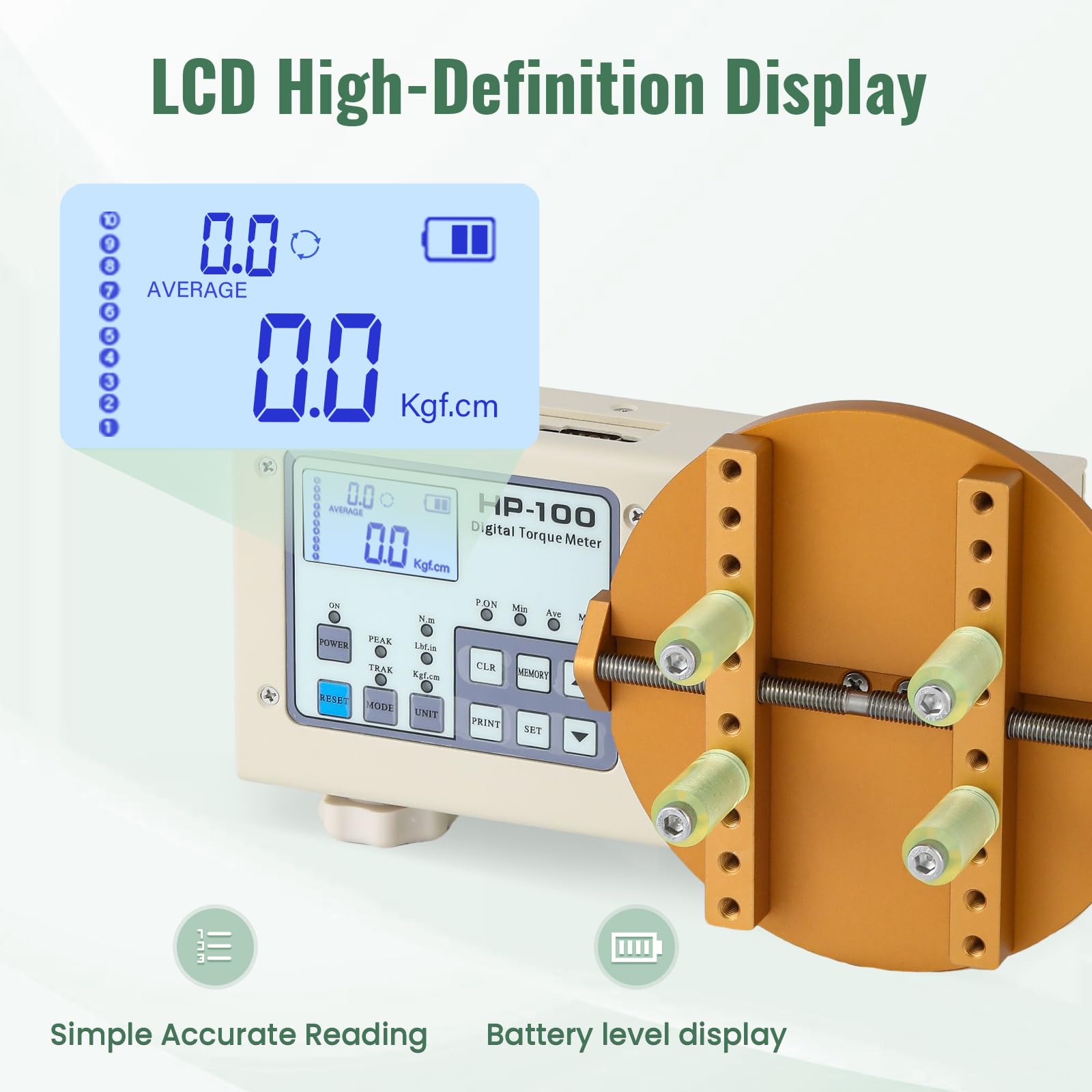 Huanyu Digital Torque Meter Digital Bottle Cap Torque Tester Screw ...